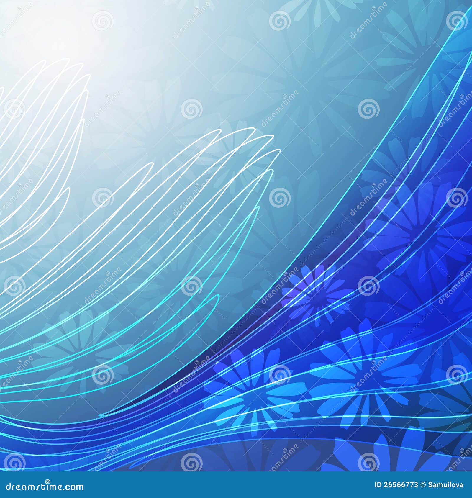 Background with a Wave and Color Stock Vector - Illustration of rainbow ...