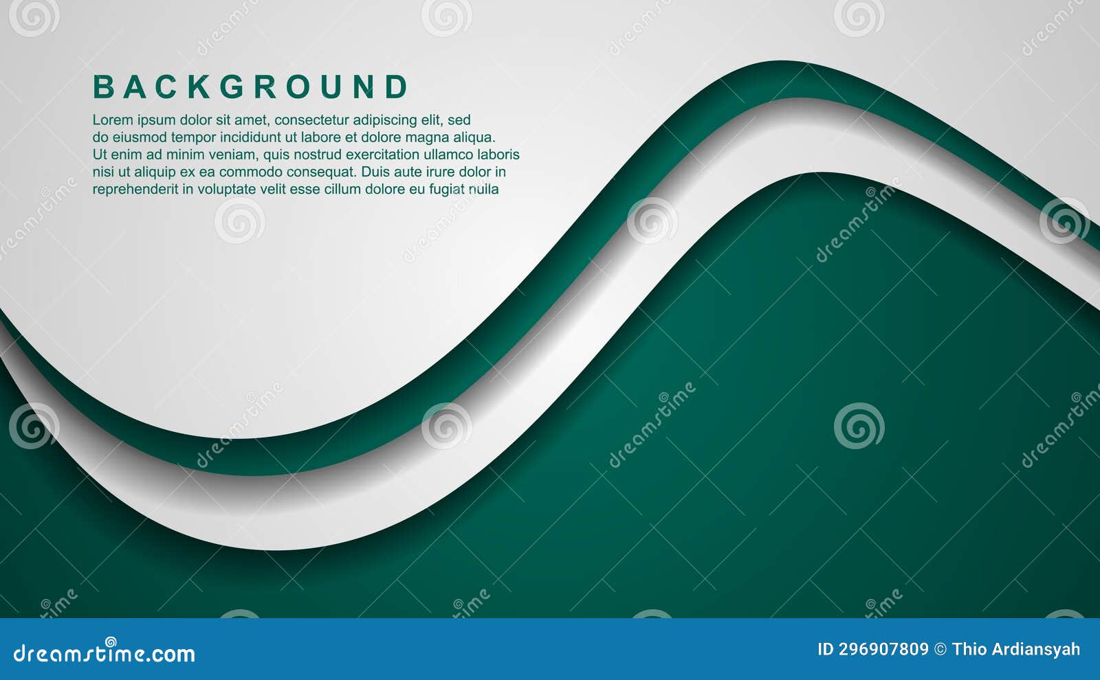 Background Wave Paper Art Design. Vector Paper Cut Illustration Stock ...