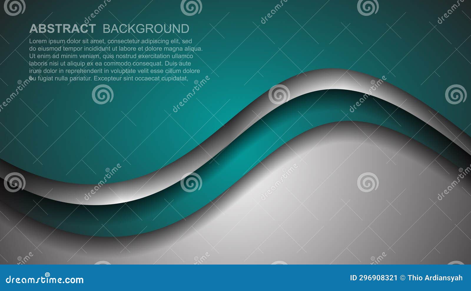 Background Wave Paper Art Design. Vector Paper Cut Illustration Stock ...