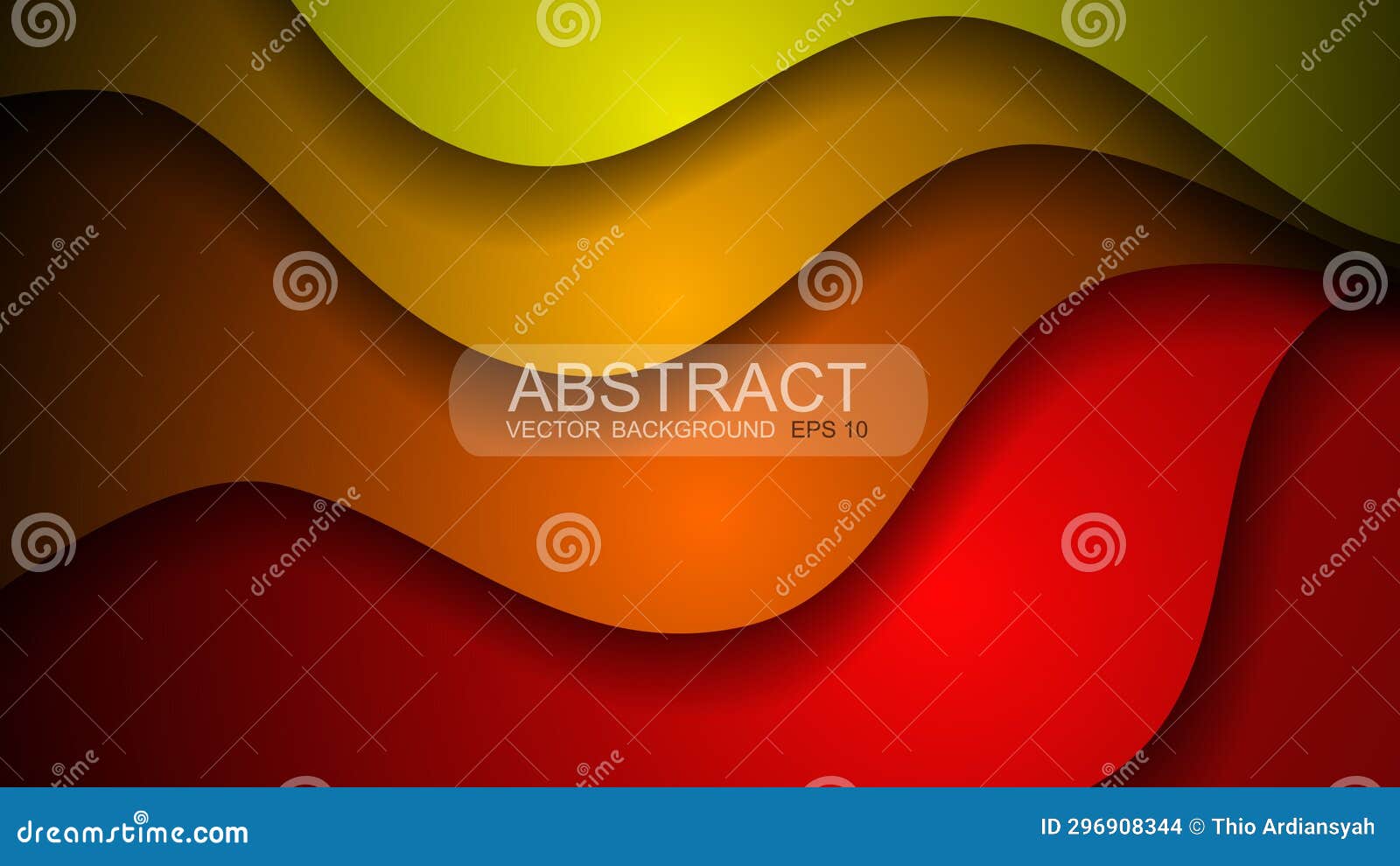Background Wave Paper Art Design. Vector Paper Cut Illustration Stock ...