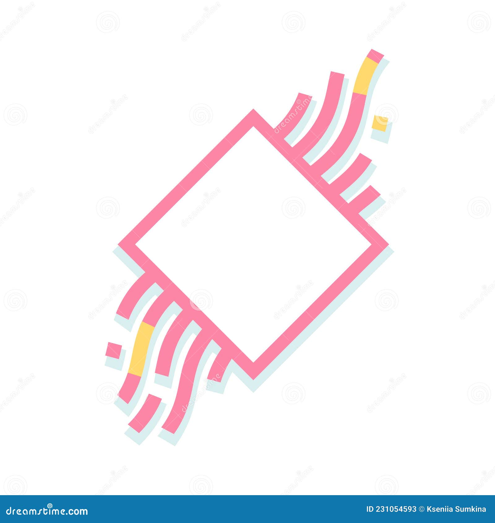 Background with Wave Pattern and Space for Text Stock Vector ...