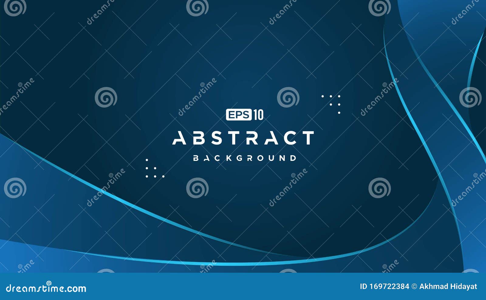 Background Wave Presentation in Classic Blue Stock Vector ...