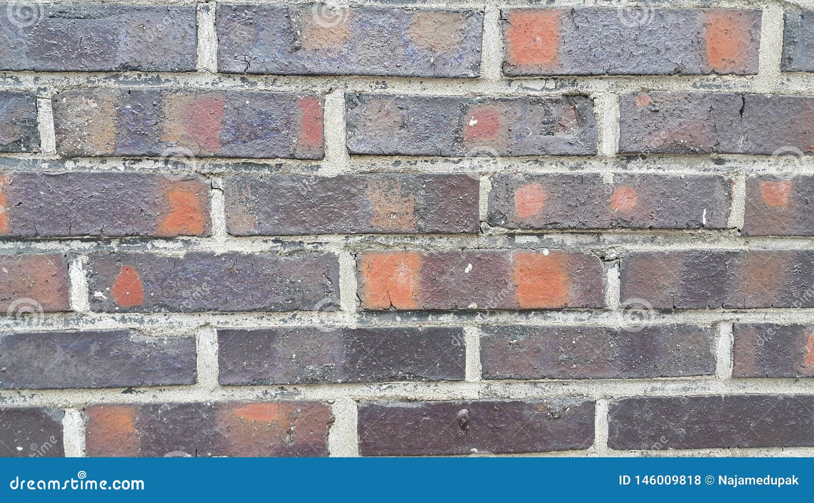 A Background of a Weathered Old Exterior Brick Wall in the Sunshine ...