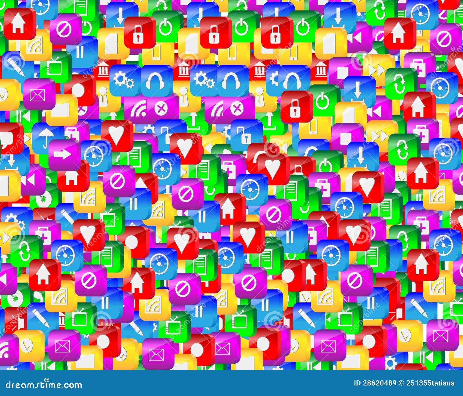 Background of web icons stock illustration. Illustration of ...