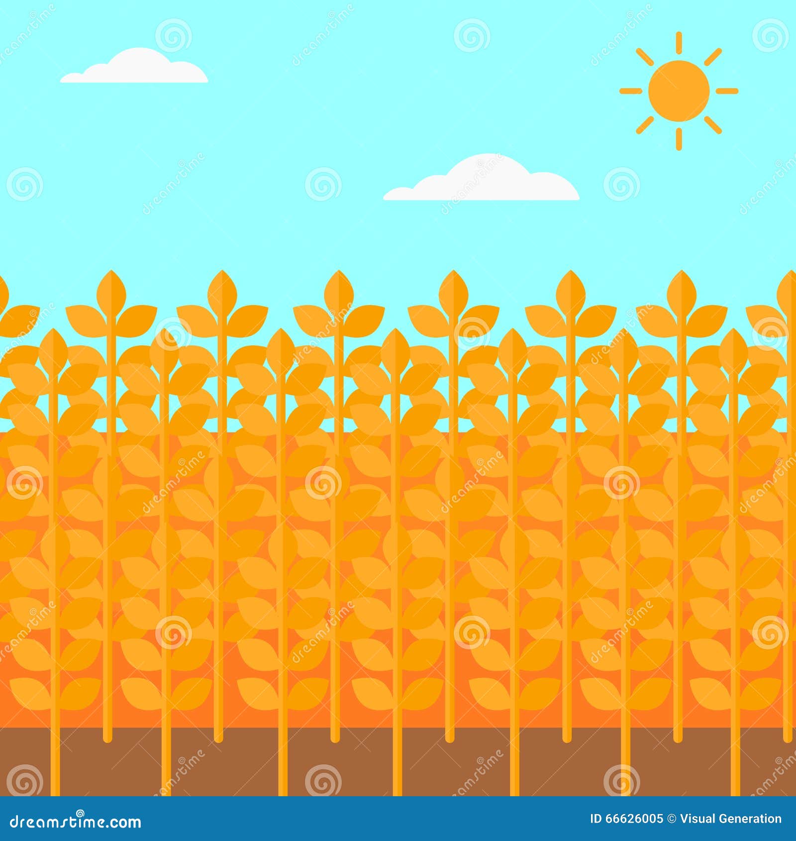 Background of wheat field. stock vector. Illustration of background ...