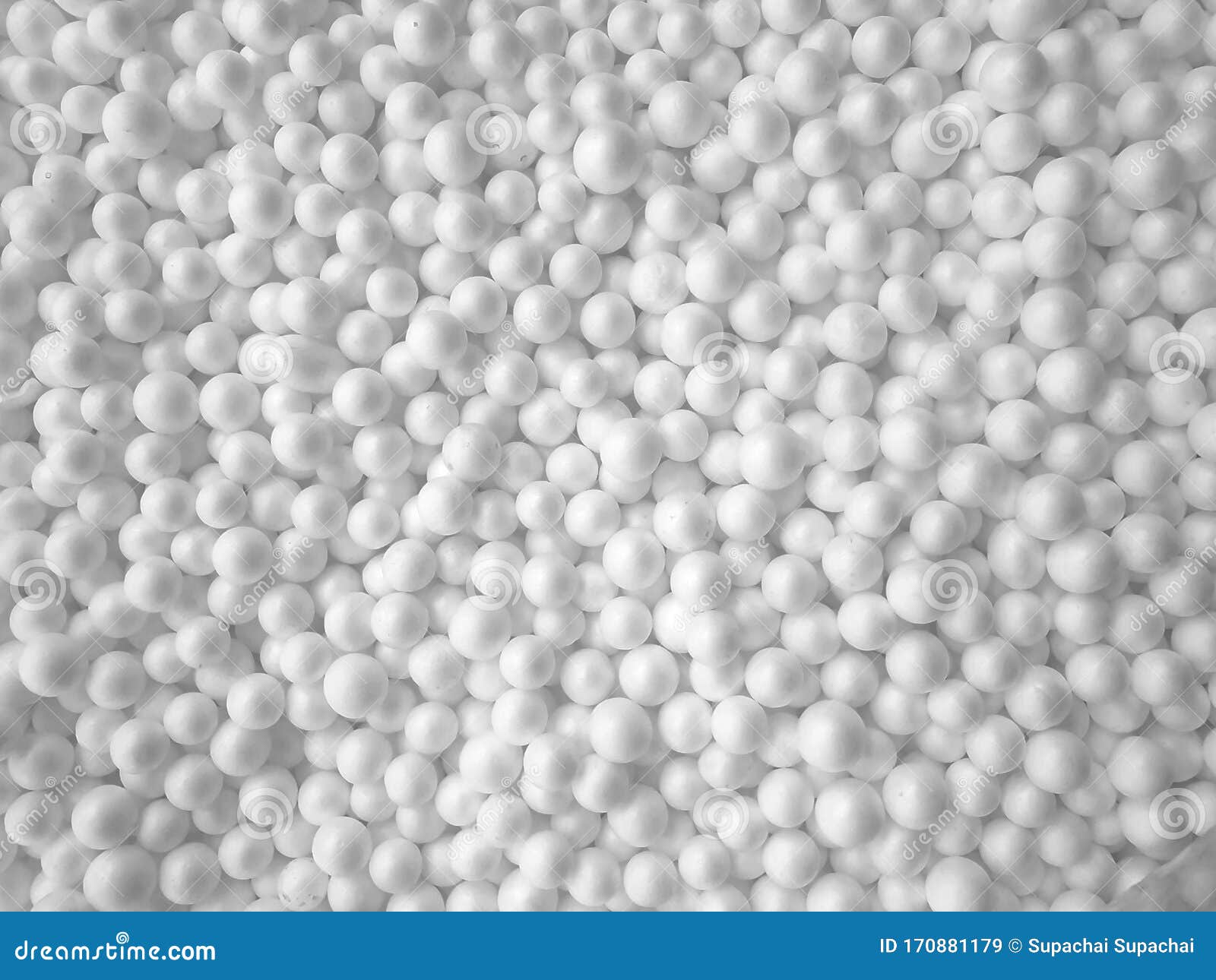 Background of White Circle Styrofoam Ball Pattern Texture Foam Surface ...