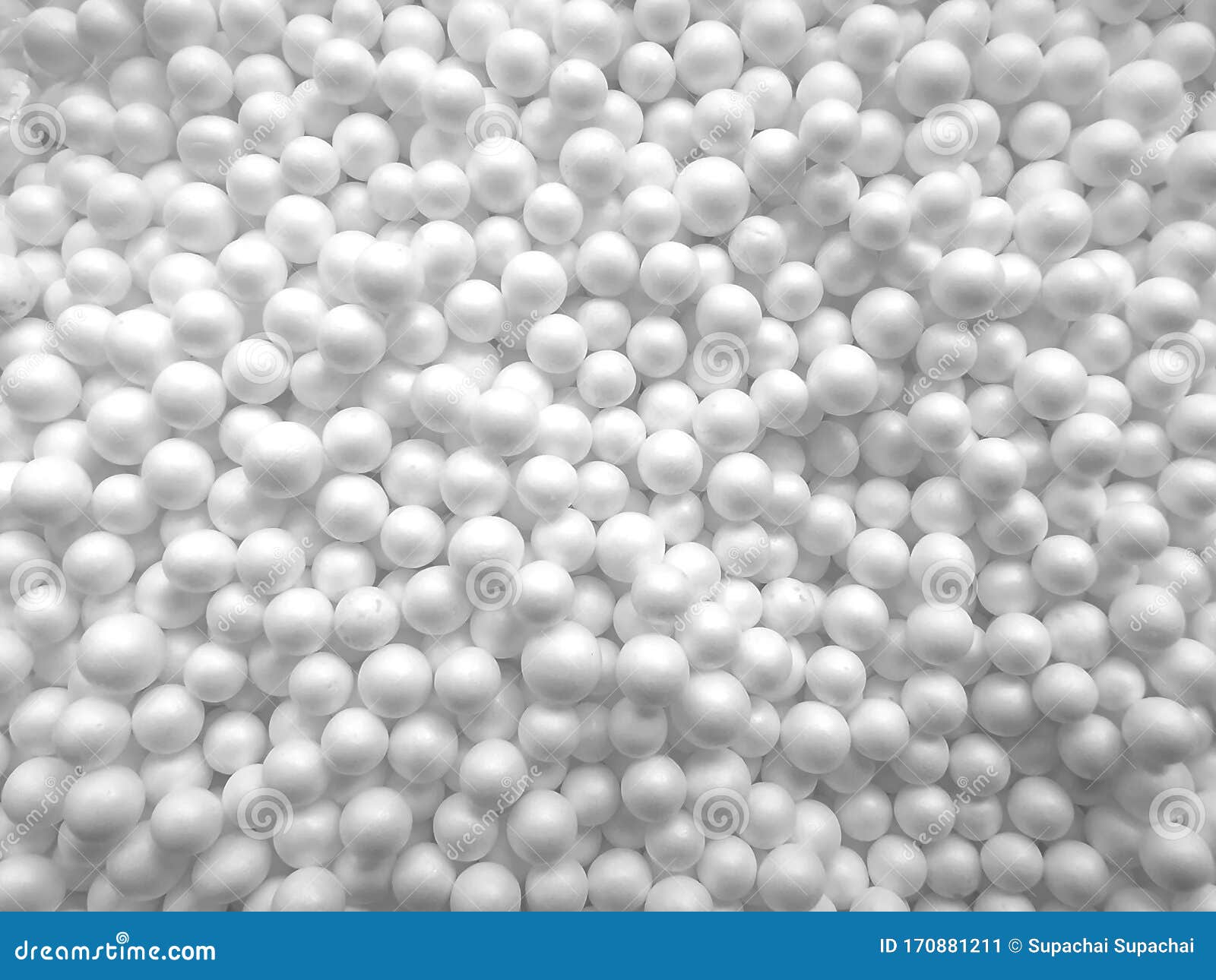 Background of White Circle Styrofoam Ball Pattern Texture Foam Surface ...