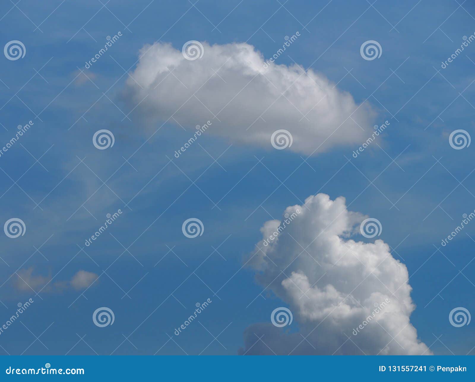 Background White Clound on Blue Sky Stock Image - Image of macro, black ...