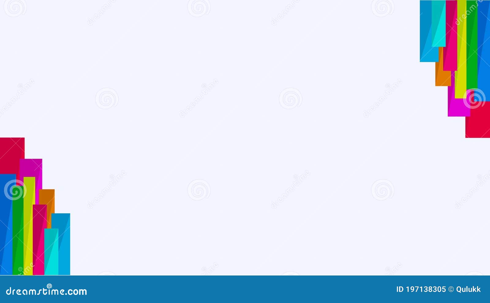 Background White with Colorful Rectangle Stock Vector - Illustration of ...