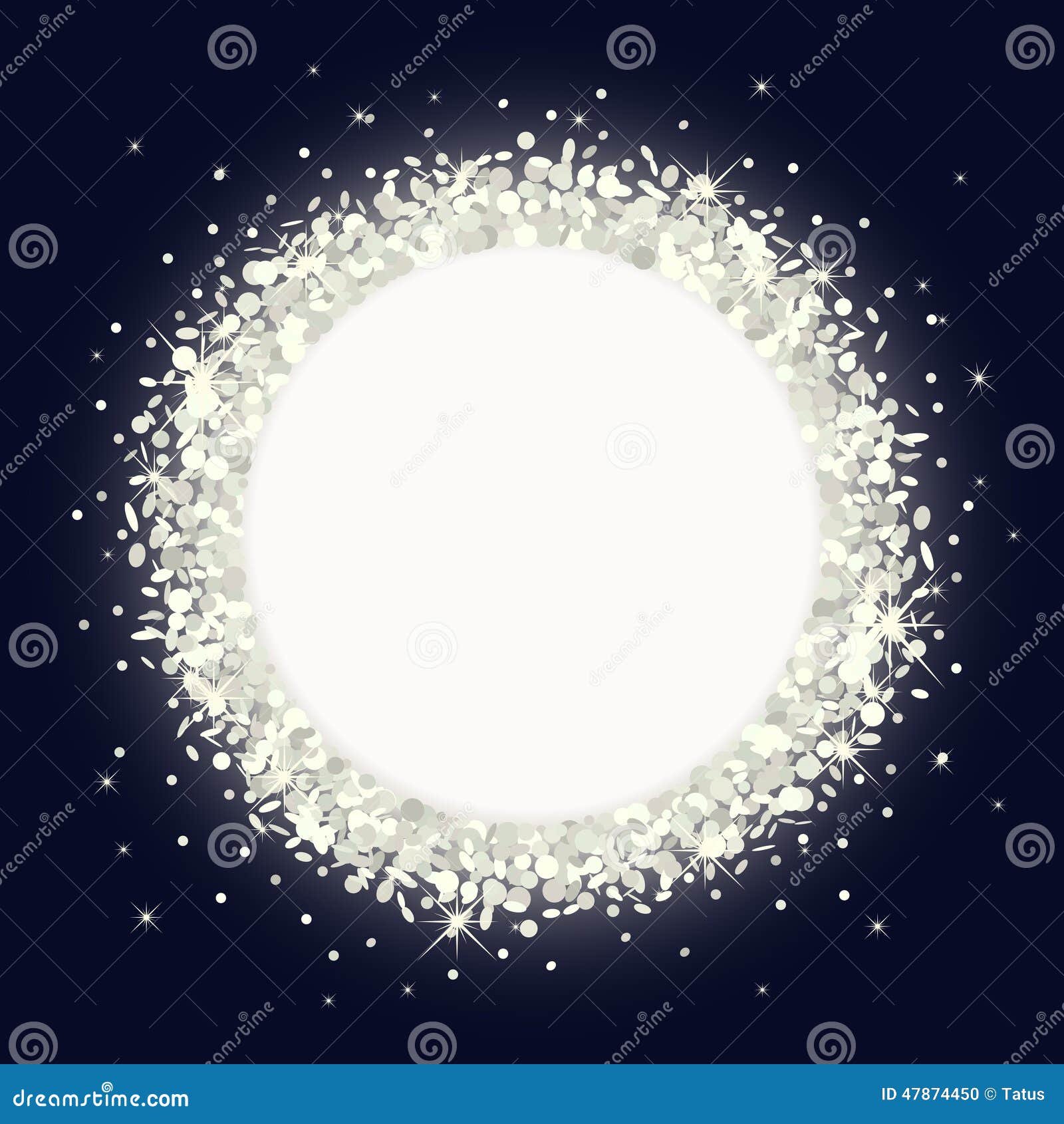 Background with White Confetti Stock Vector - Illustration of ...