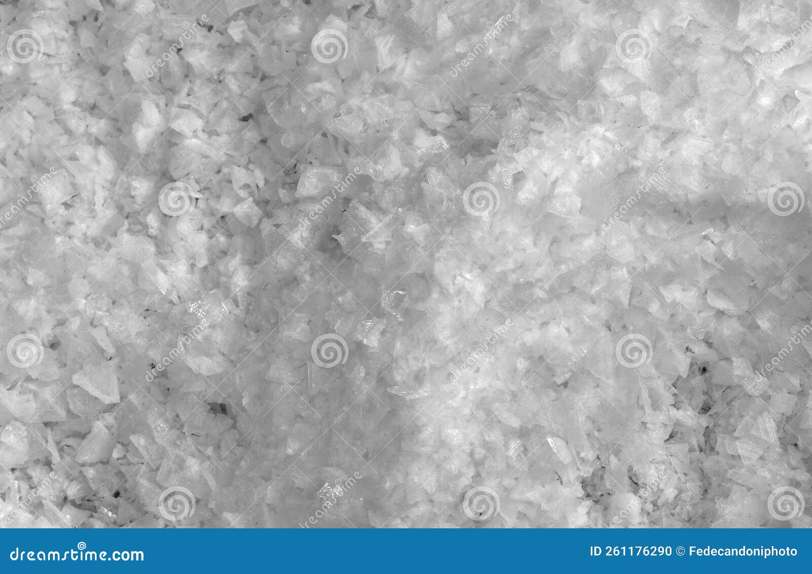 Background of White Crystals and Flakes of Coarse Salt Stock Photo ...