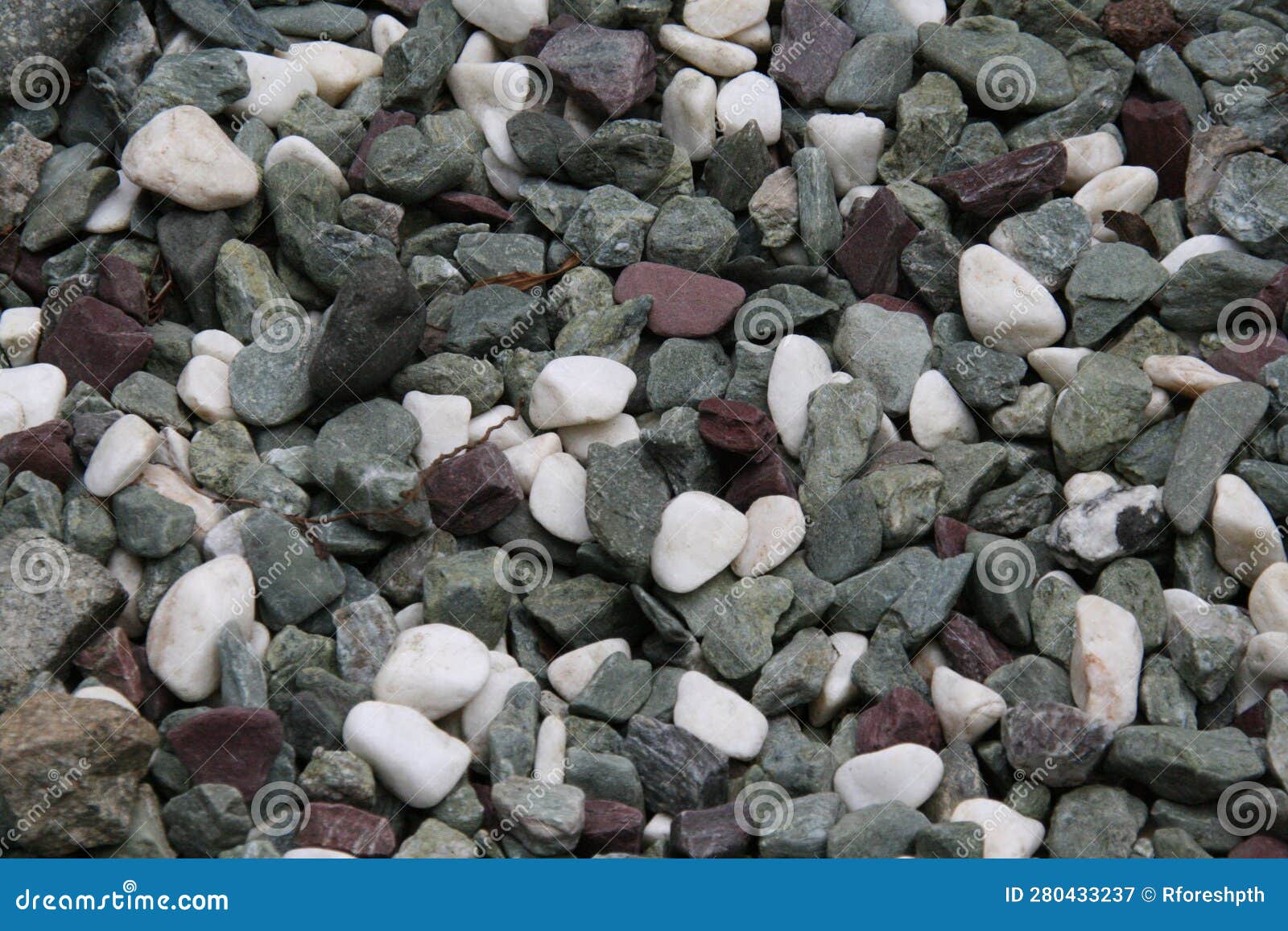 Background of White, Gray and Red Stones. Stock Image - Image of gravel ...