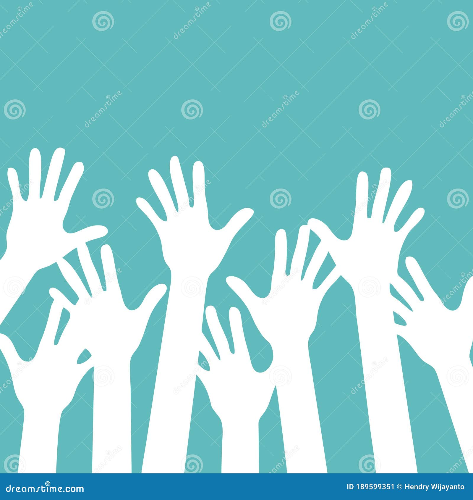 Background of White Hands Icon and Simple Flat Symbol for Web Site ...