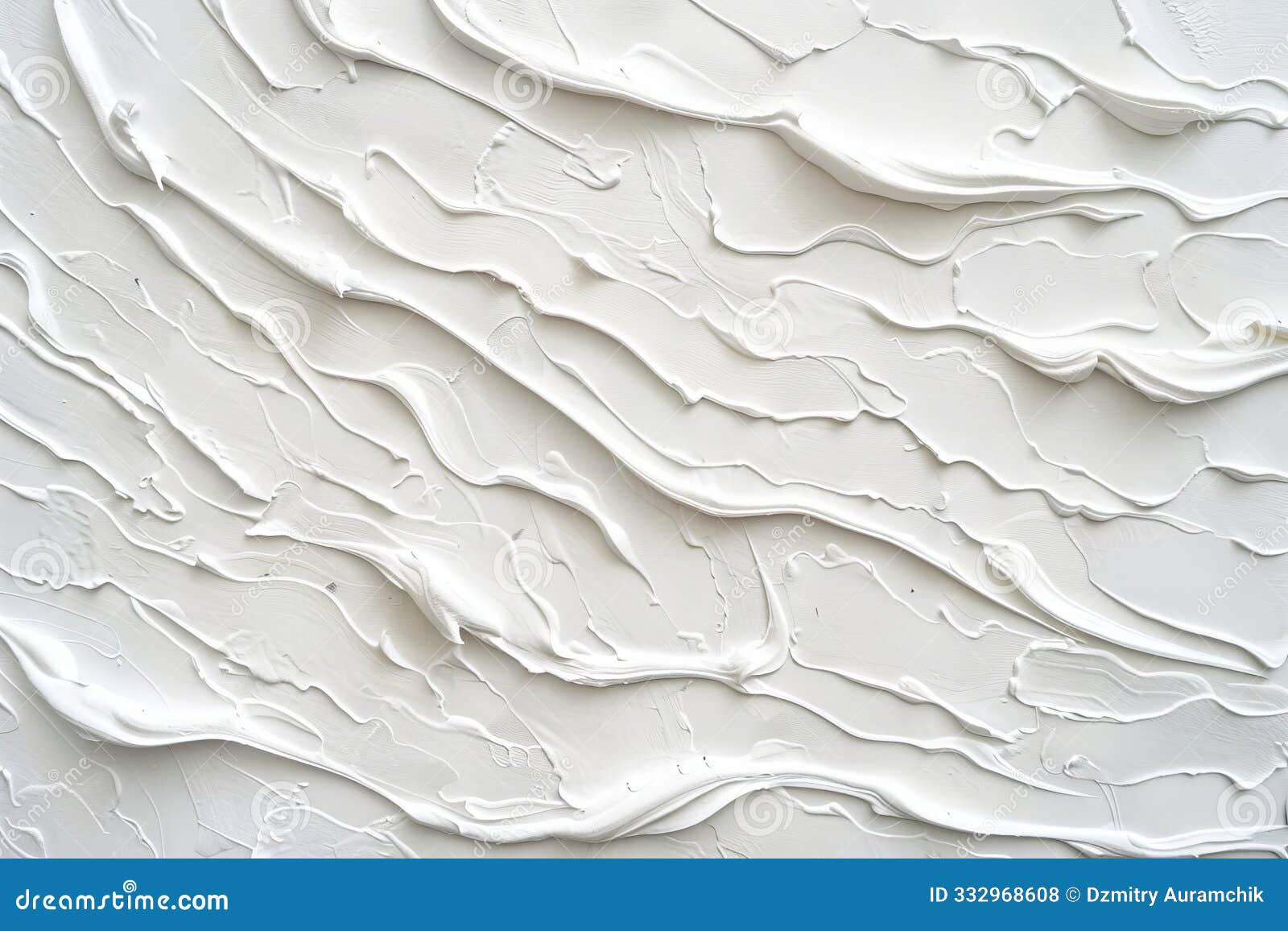 A Background of White Paste Filler and Bonding Plaster with Irregular ...