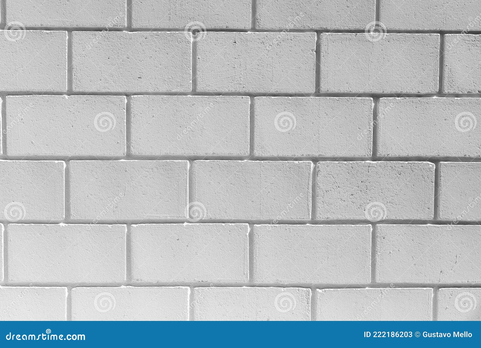 Background with White Rectangular Brick Texture Stock Image - Image of ...