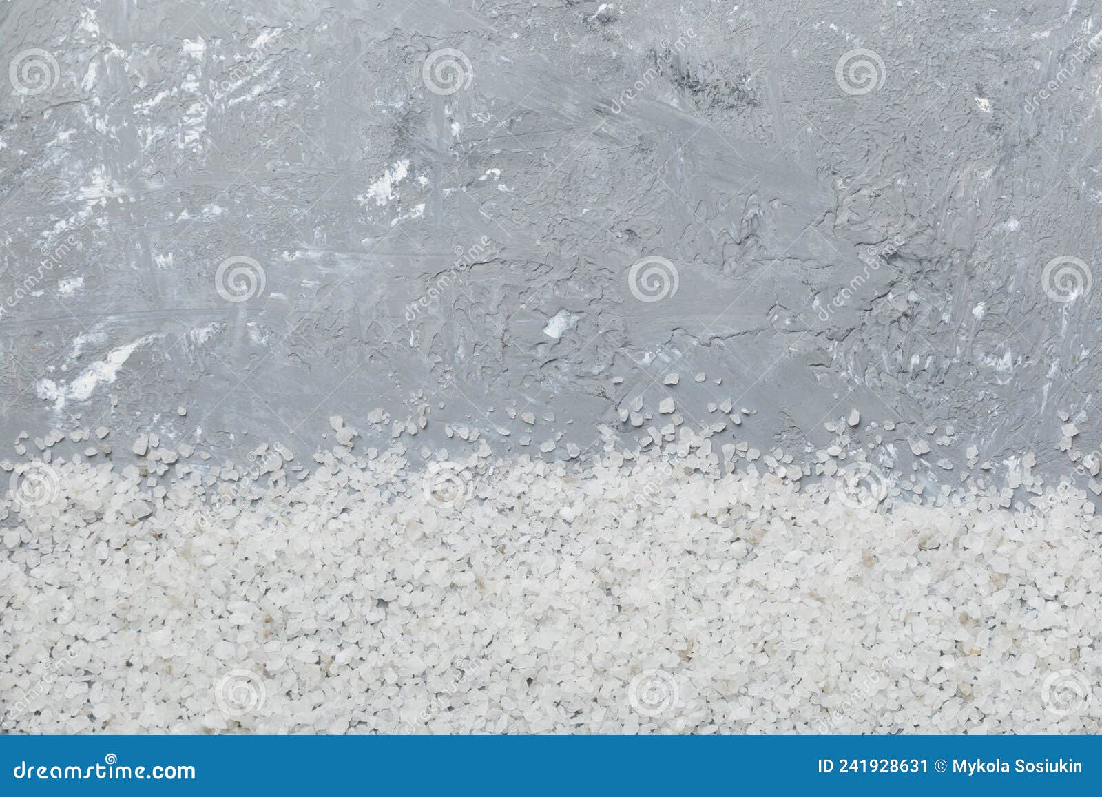 Background from White Sea Salt. Coarse Rock Salt Texture Witth Copy ...