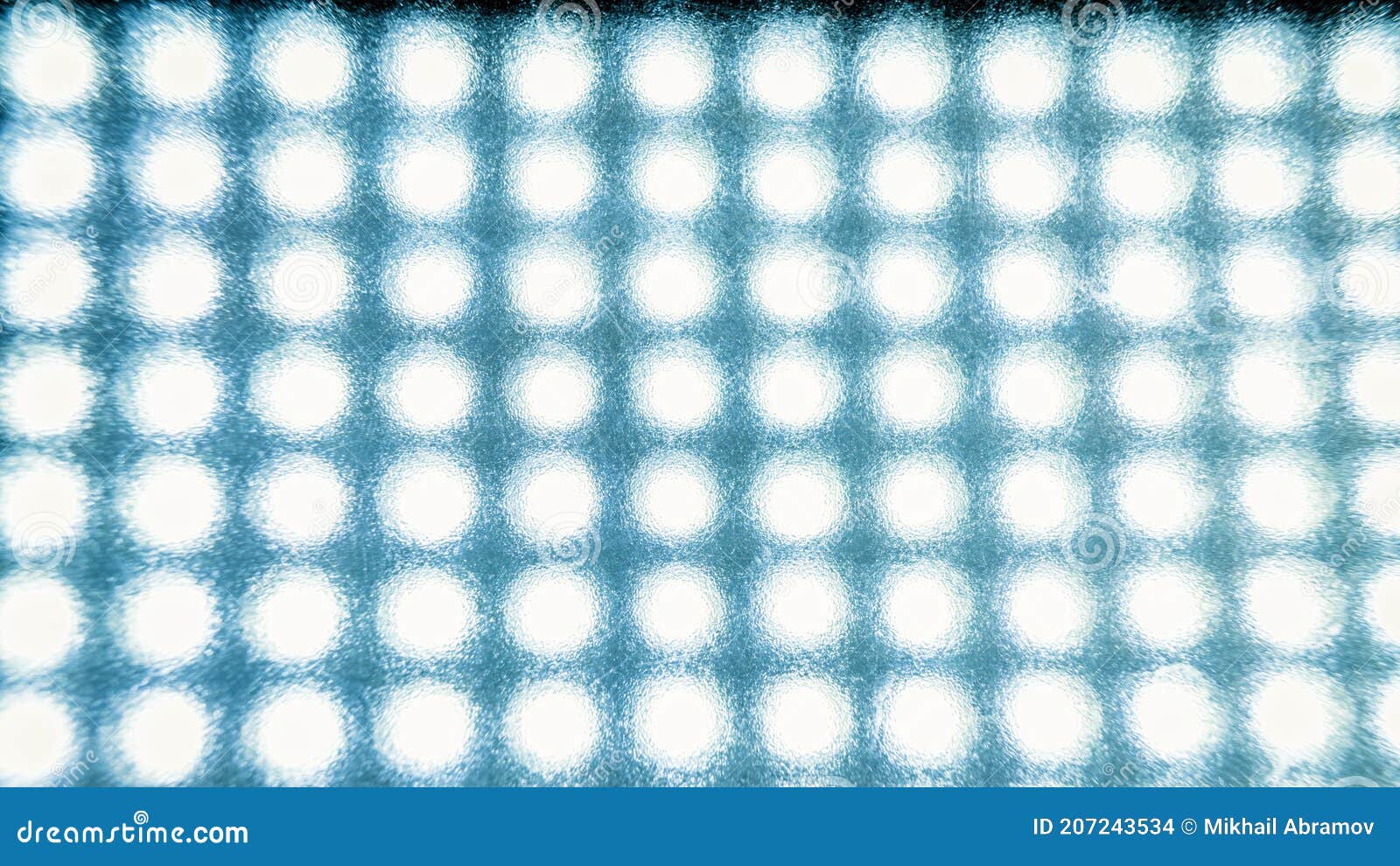 Background White Stretch of LED Lights. Close Up Stock Photo - Image of ...