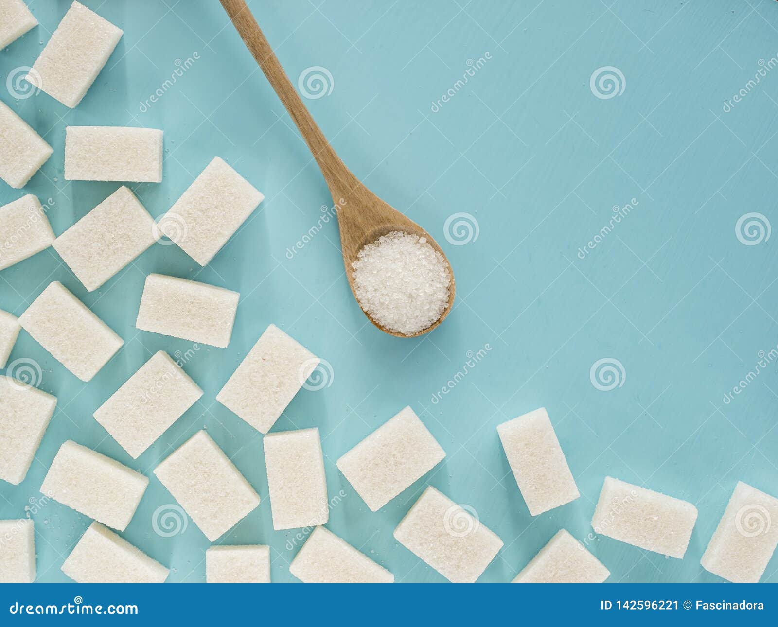 Background of White Sugar with Copy Space Stock Image - Image of ...
