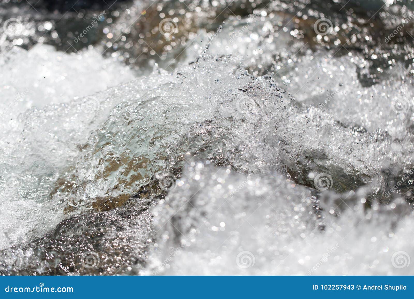Background of Whitewater on the River Stock Image - Image of natural ...