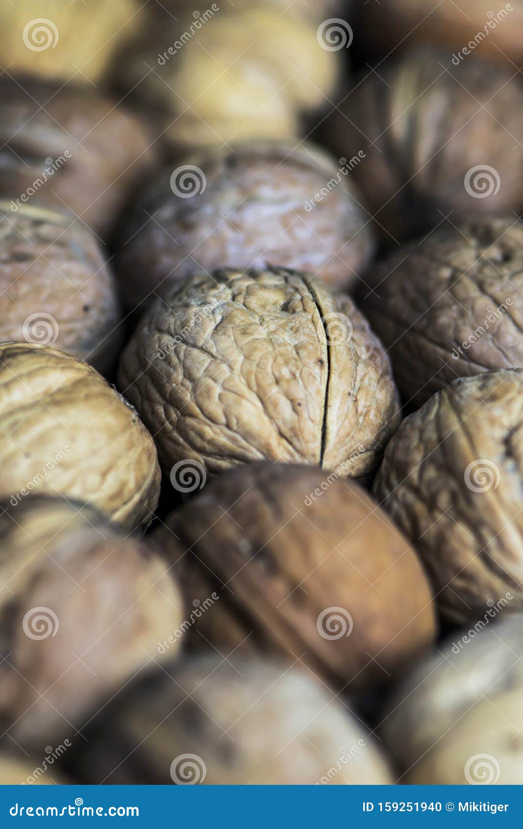 Background Whole Unpeeled Brown Nuts Stock Photo - Image of food, round ...