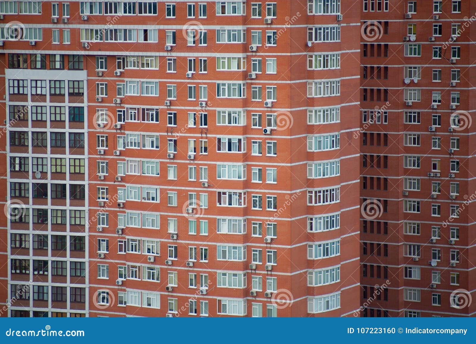 Background of Windows of a High-rise Building, Urban Geometry Stock ...