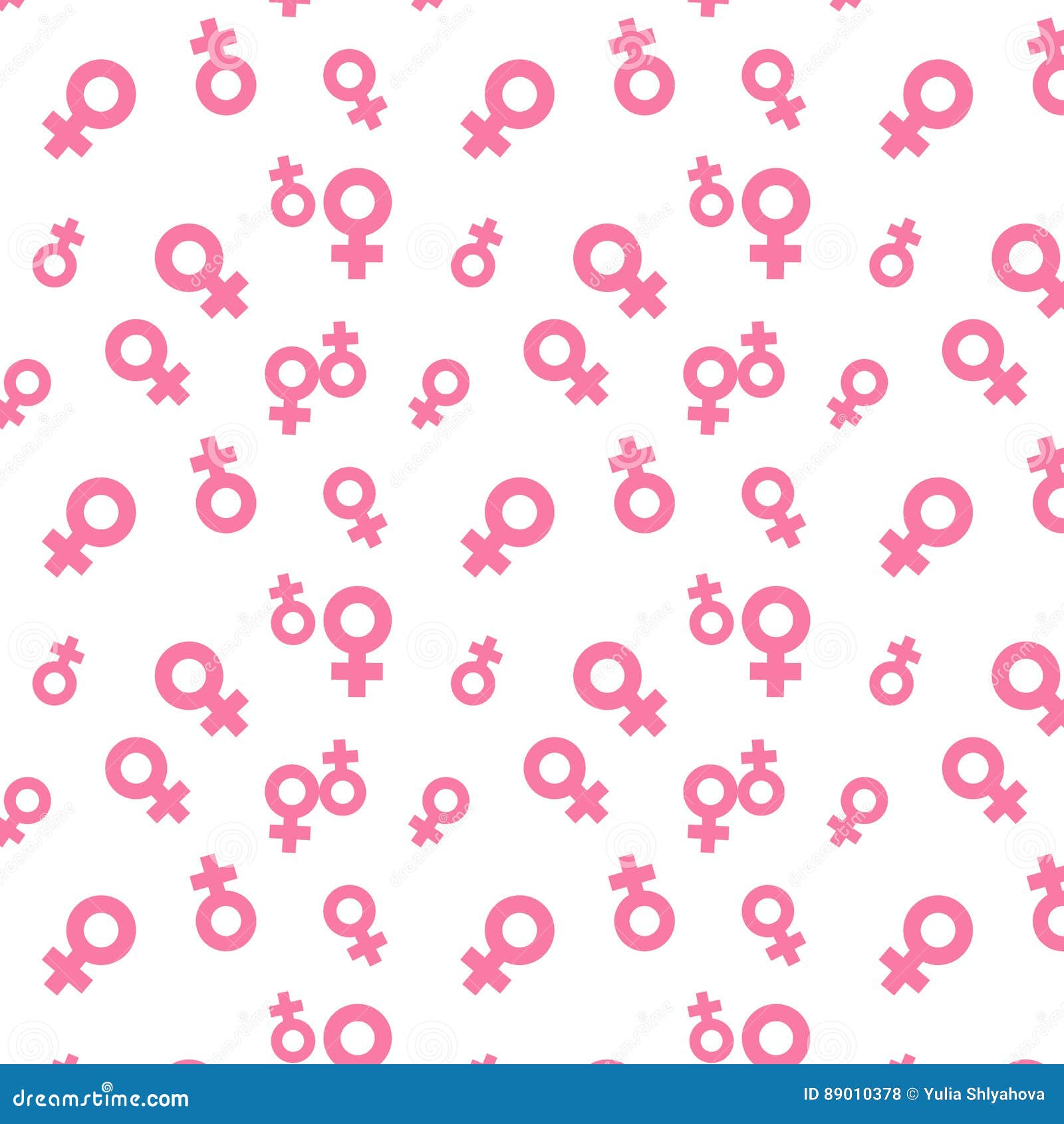 Background with Women Symbol Pattern Stock Vector - Illustration of ...