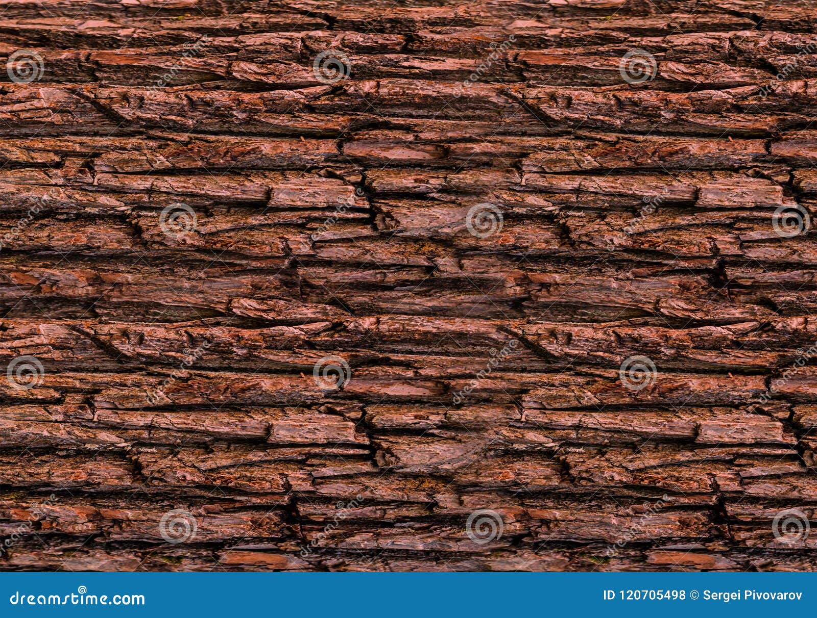 Background Wooden Bark Tree Oak Texture Brown Horizontal Pattern Rustic ...