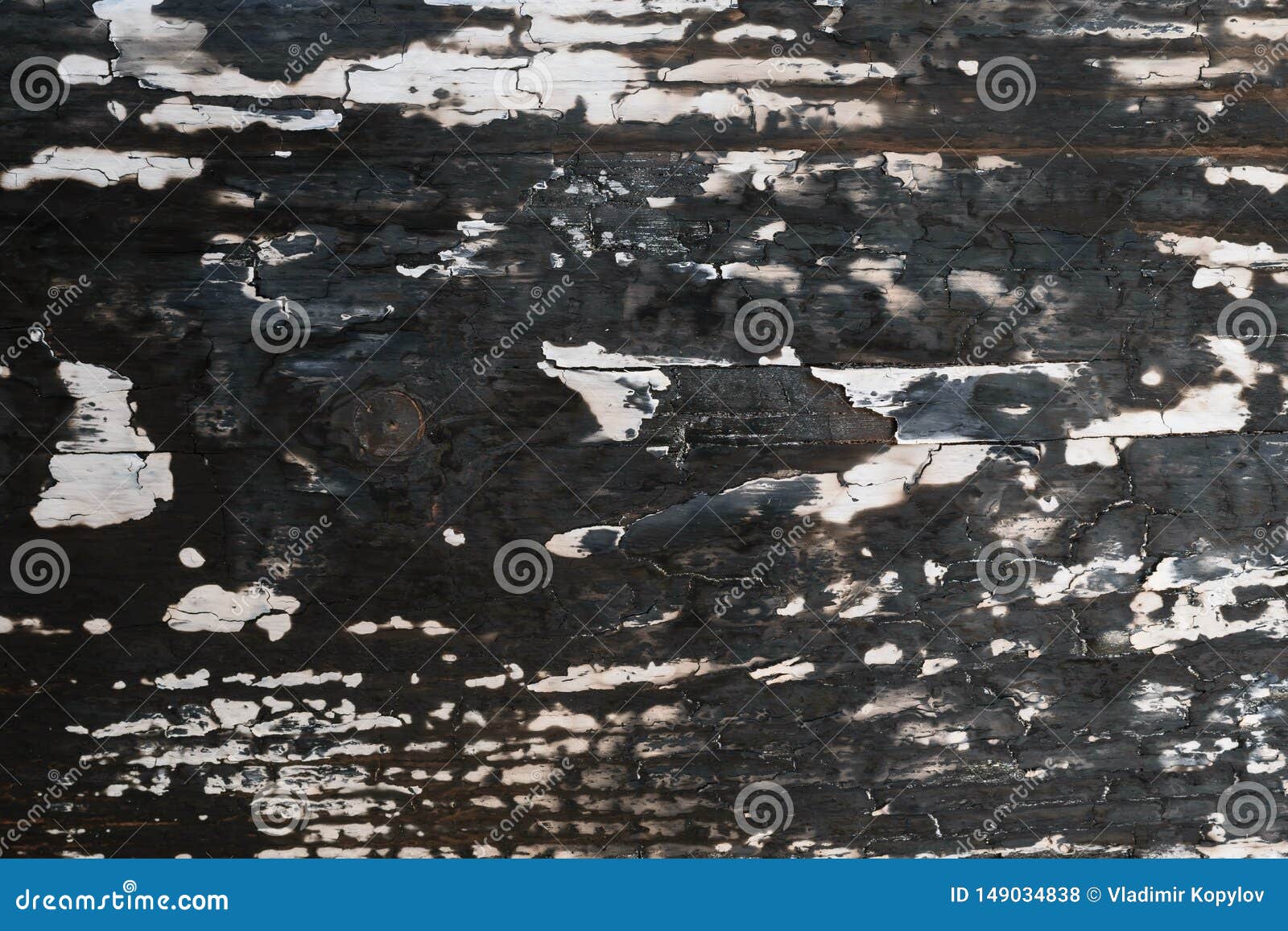 Background of Wooden Board Burned with a Gas Burner. Stock Photo ...