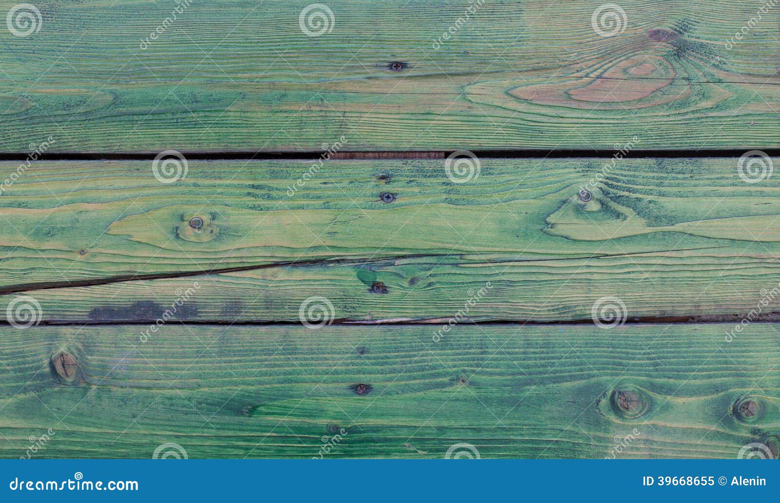 Background Wooden Boards Green Bright Texture. Desk Stock Image - Image ...