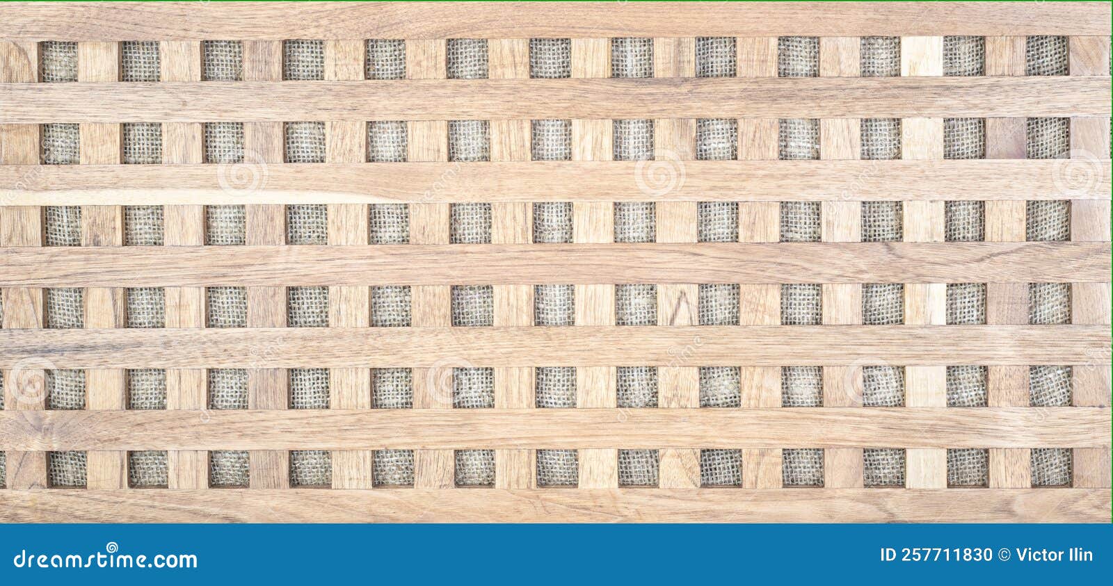 Background of Wooden Lattice with Square Cells Stock Photo - Image of ...