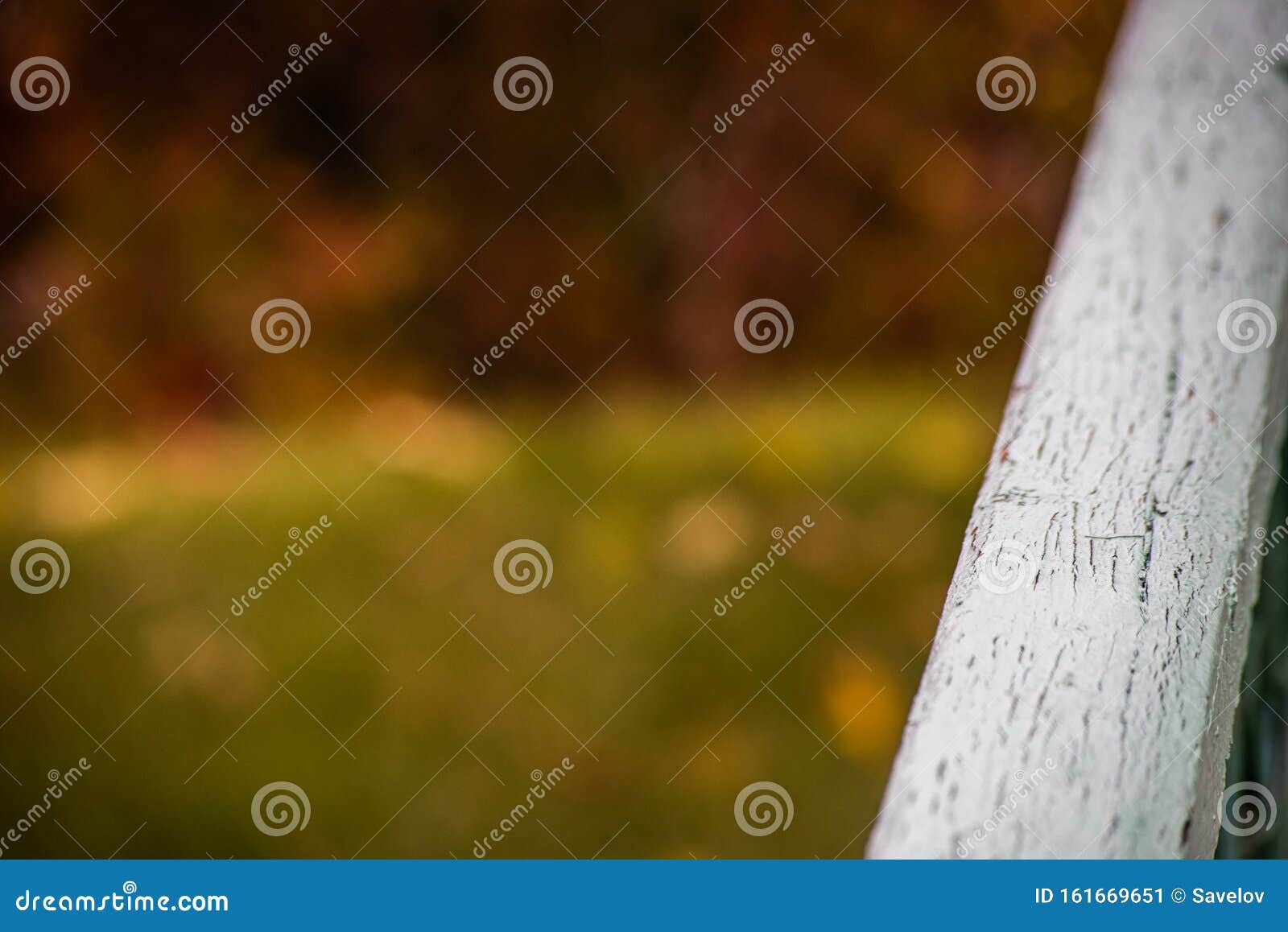 Background with Wooden Railing on the Street Stock Image - Image of ...