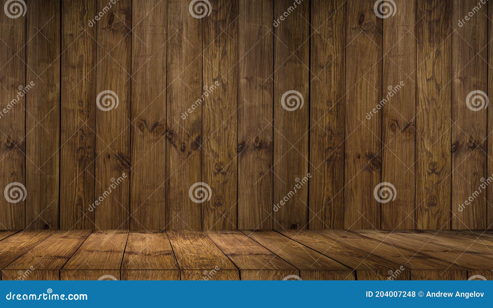 Background with Wooden Table Old Wall Board Stock Illustration ...