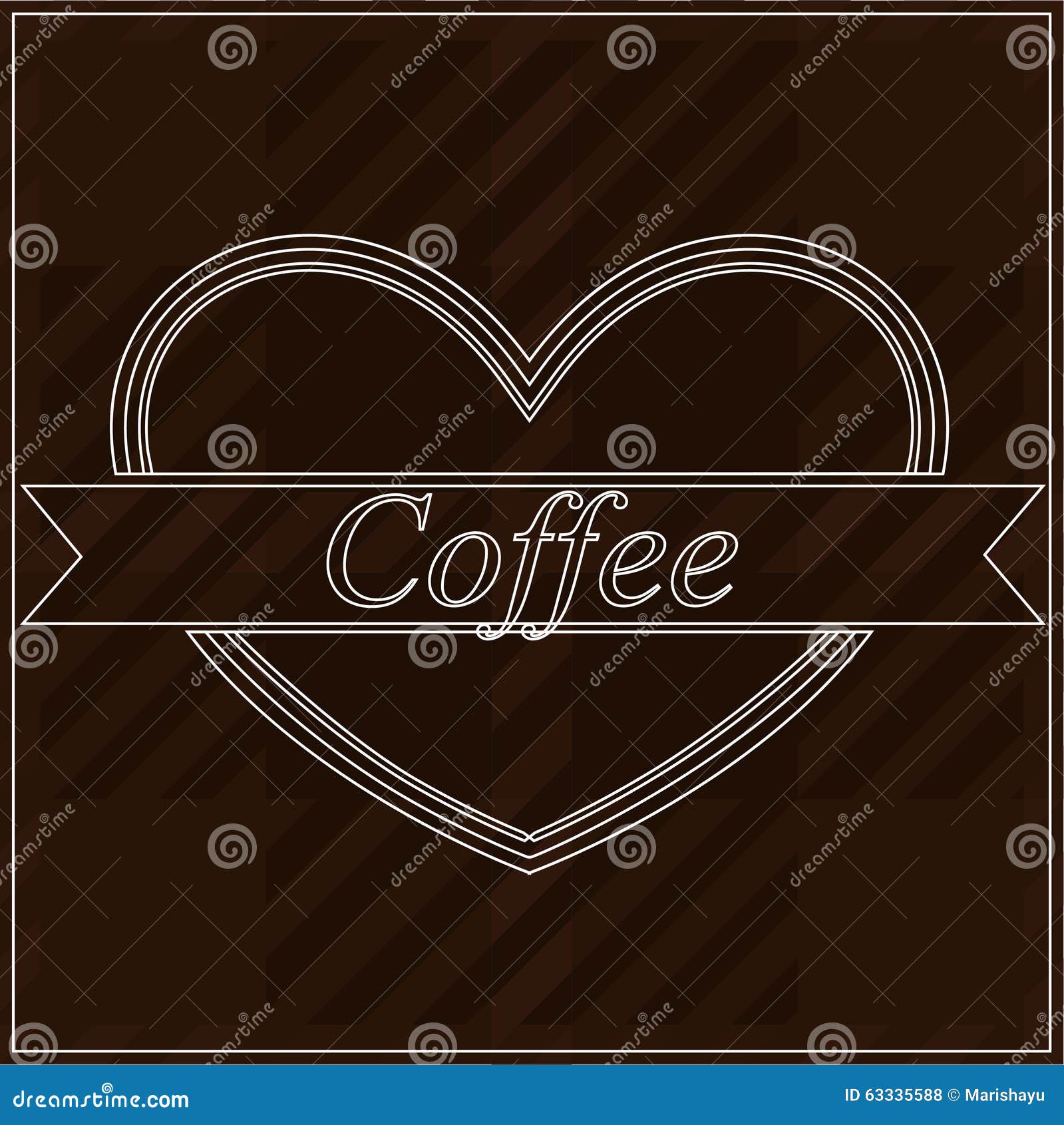 Background with Word Coffee Stock Vector - Illustration of sign, like ...