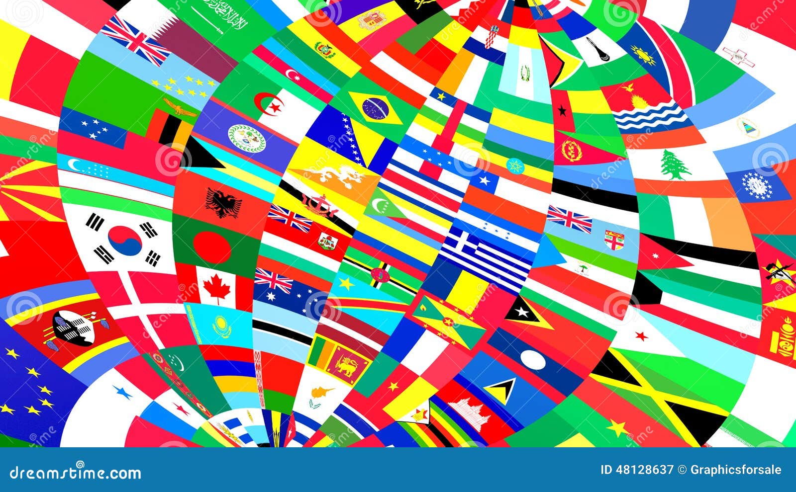 Background of World flags stock illustration. Illustration of ...