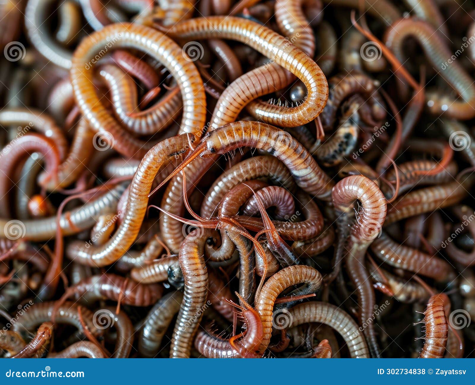Background With Worms. Vector Illustration | CartoonDealer.com #70376092