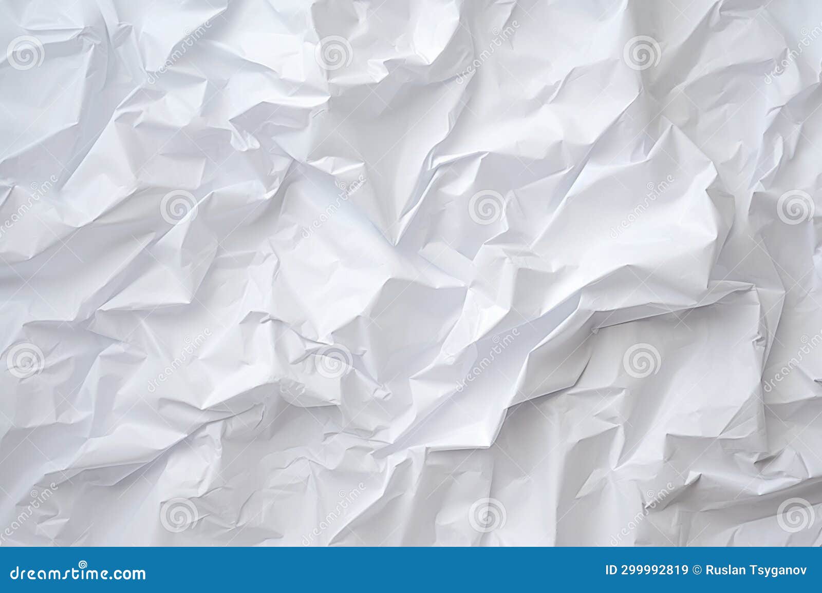 Texture of Creased Gray Paper. Background of Worn Crumpled White Paper ...