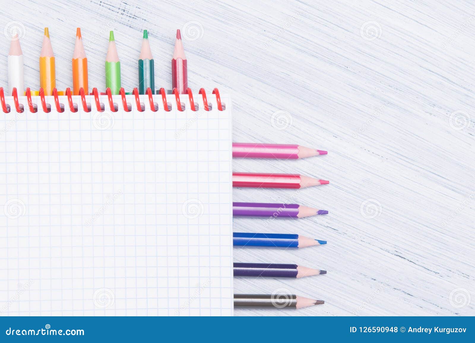 Checkered Sheet And Pencils Royalty-Free Stock Image | CartoonDealer ...