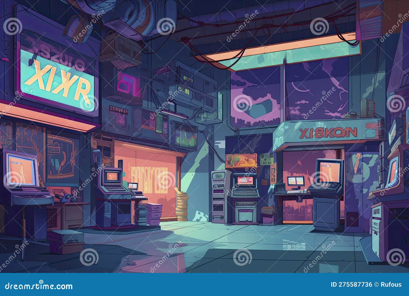 Background ,y2k style stock illustration. Illustration of screen ...