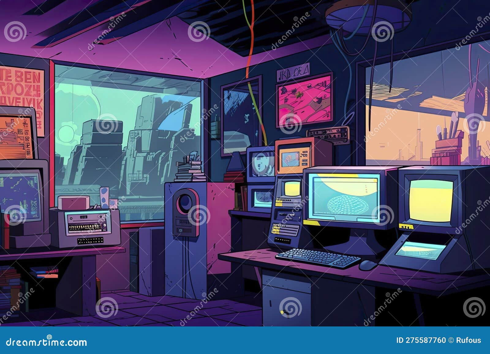 Background ,y2k style stock illustration. Illustration of music - 275587760