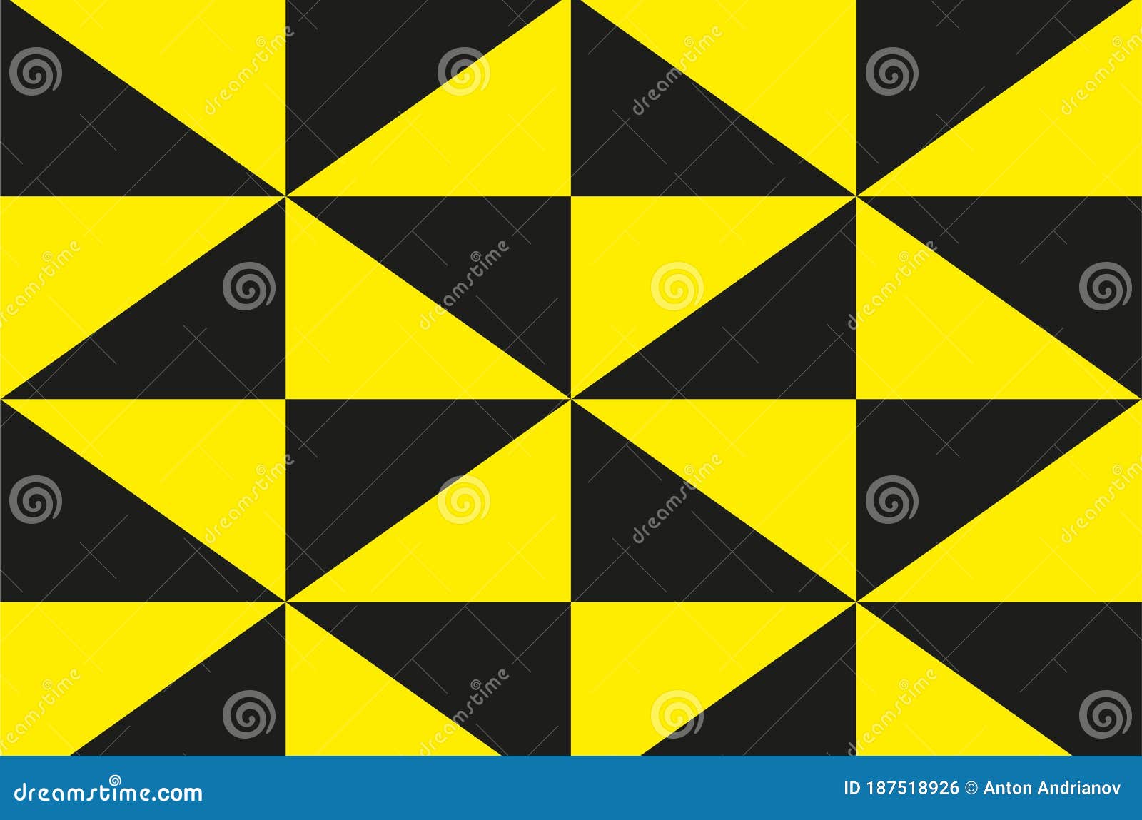 Background from Yellow and Black Triangles Stock Illustration ...