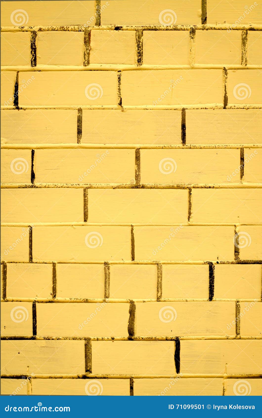 Background of Yellow Brick Wall Stock Image - Image of brickwork, aging ...