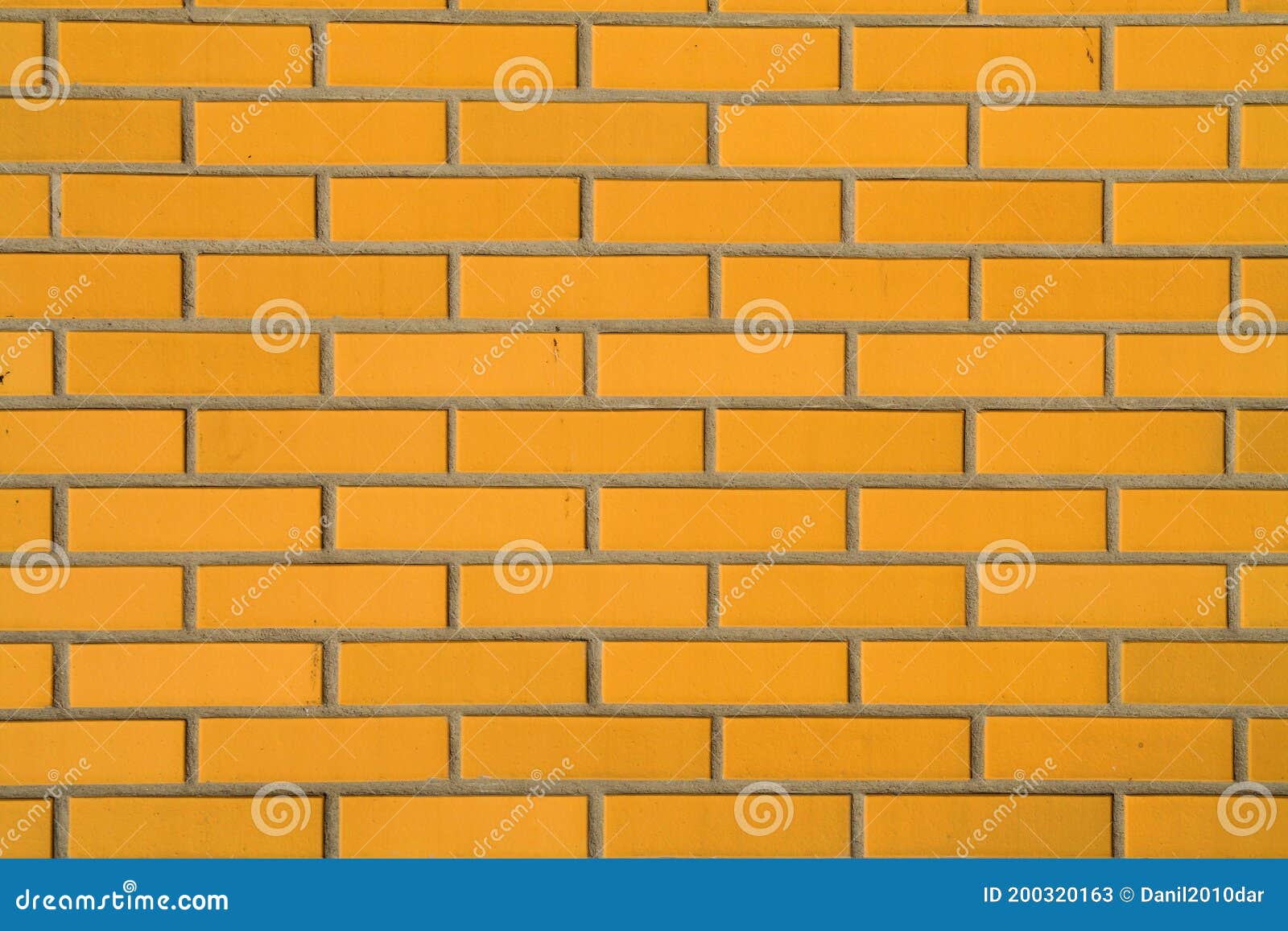 Background with Yellow Bricks Wall for Interior Design Stock Image ...