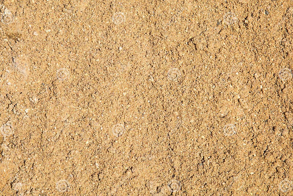 The Background of Yellow Building Sand. Stock Image - Image of ...