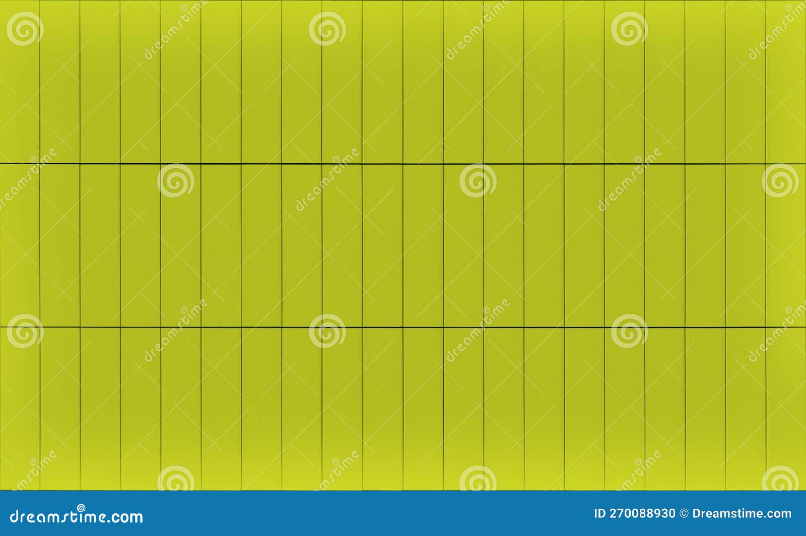 Background of Yellow Long Tiles with Vertical Lines. Yellow Color Wall ...