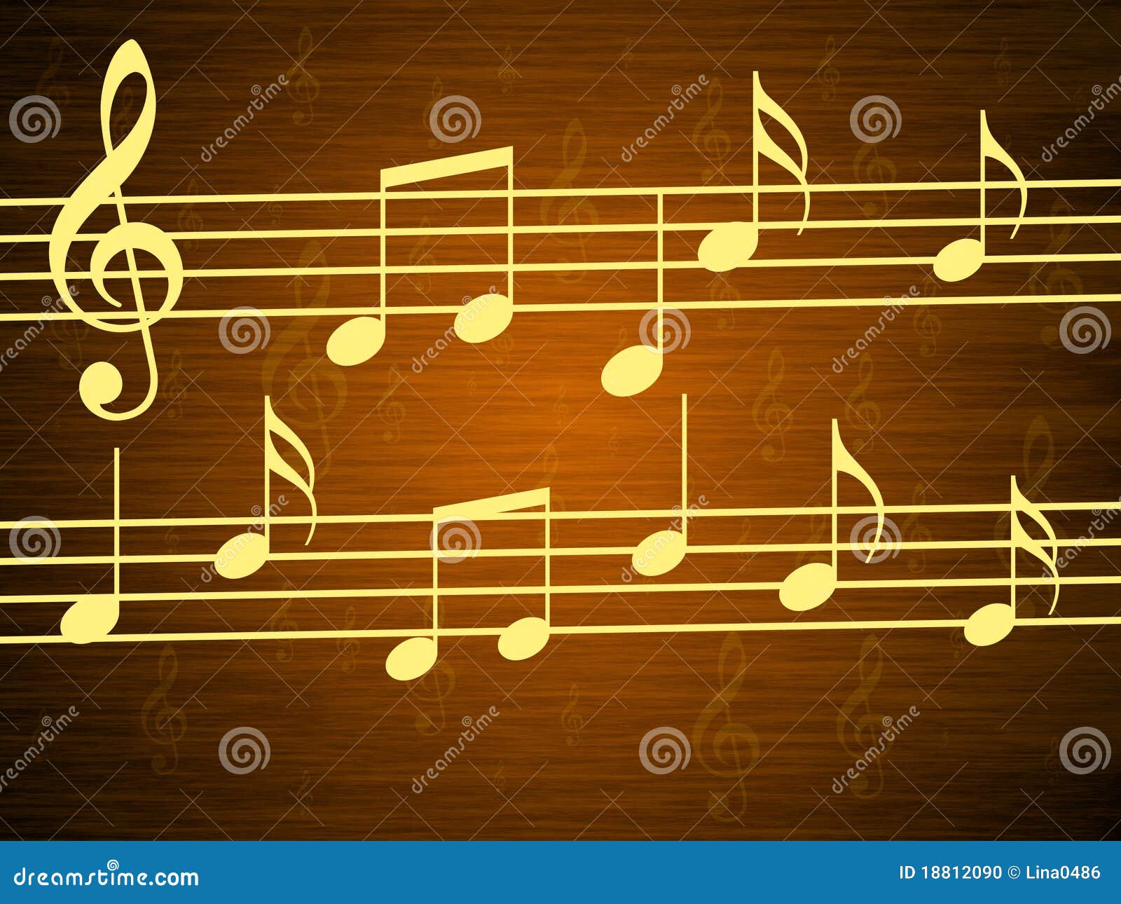 Background of yellow notes stock illustration. Illustration of design ...