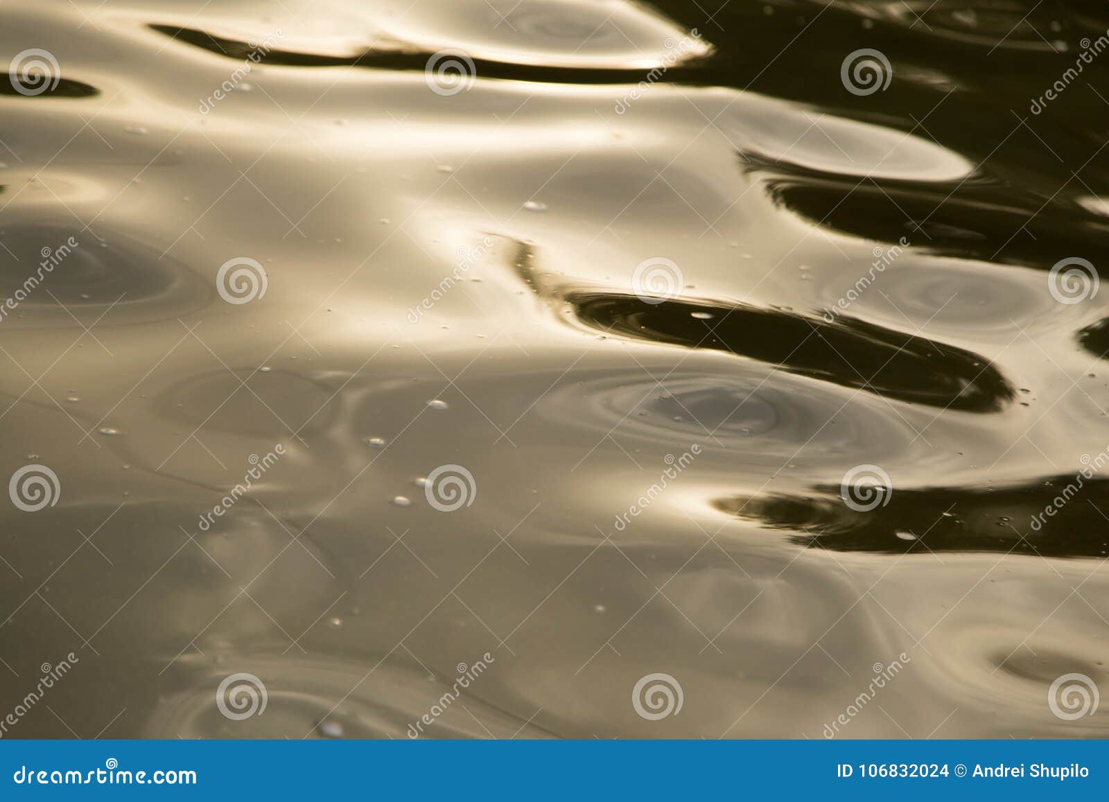 Background of Yellow Surface of the Water Stock Photo - Image of color ...