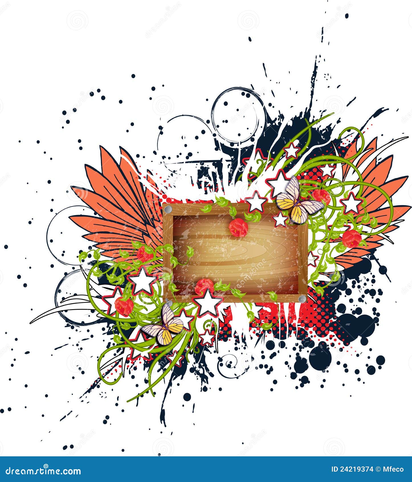 Background for your advert stock vector. Illustration of flourishes ...