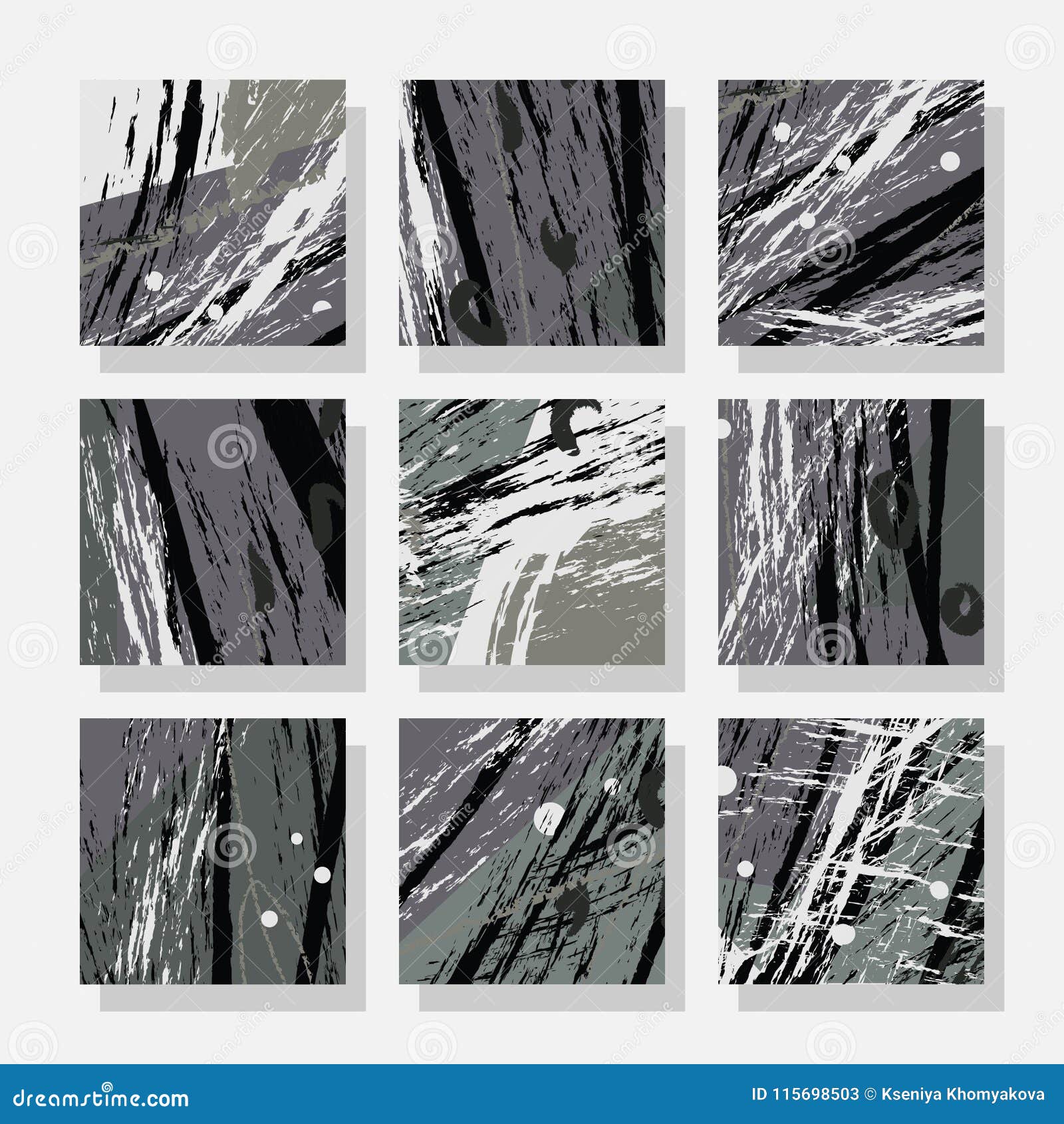 Backgrounds With Abstract Dynamic Pattern Stock Vector Illustration