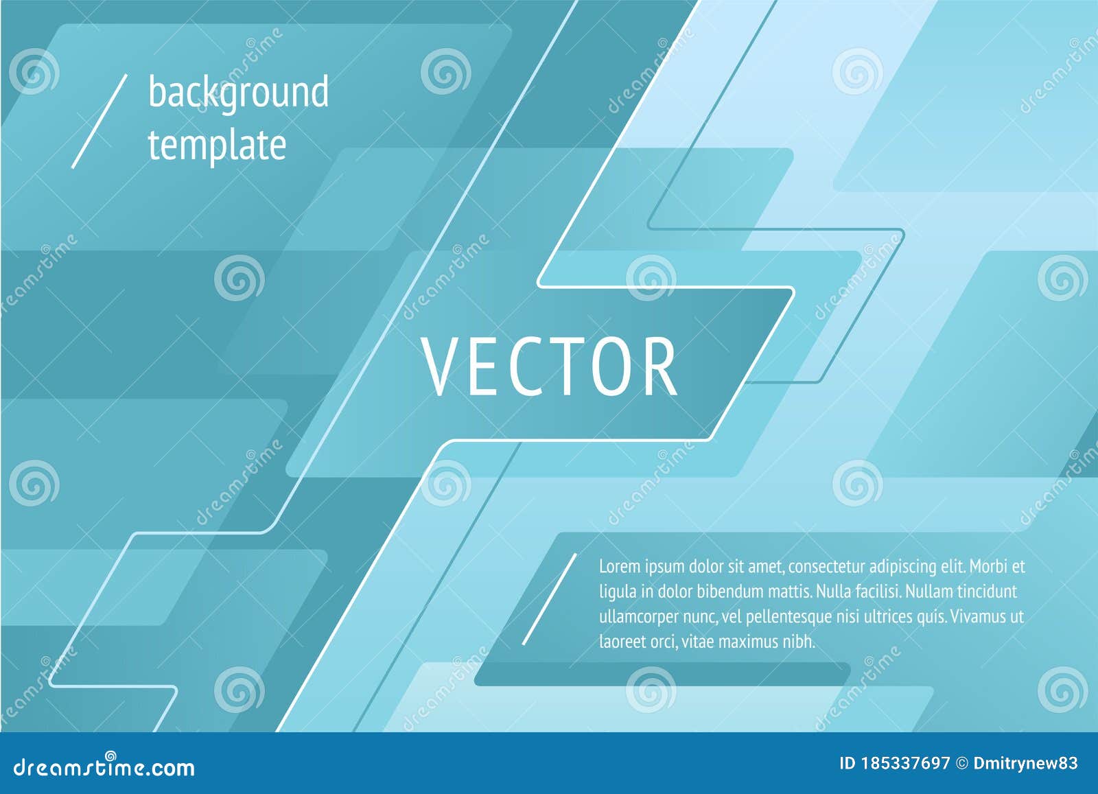 Vector Template - Futuristic Background Stock Vector - Illustration of ...