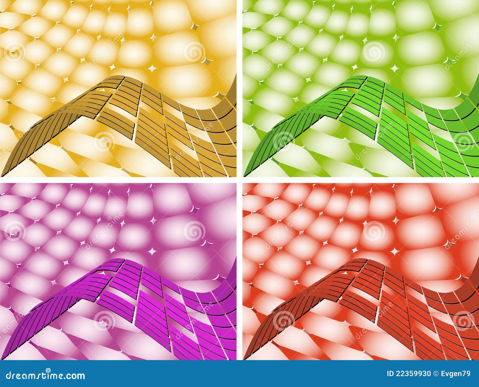 Backgrounds in a Colorful Performance Stock Vector - Illustration of ...